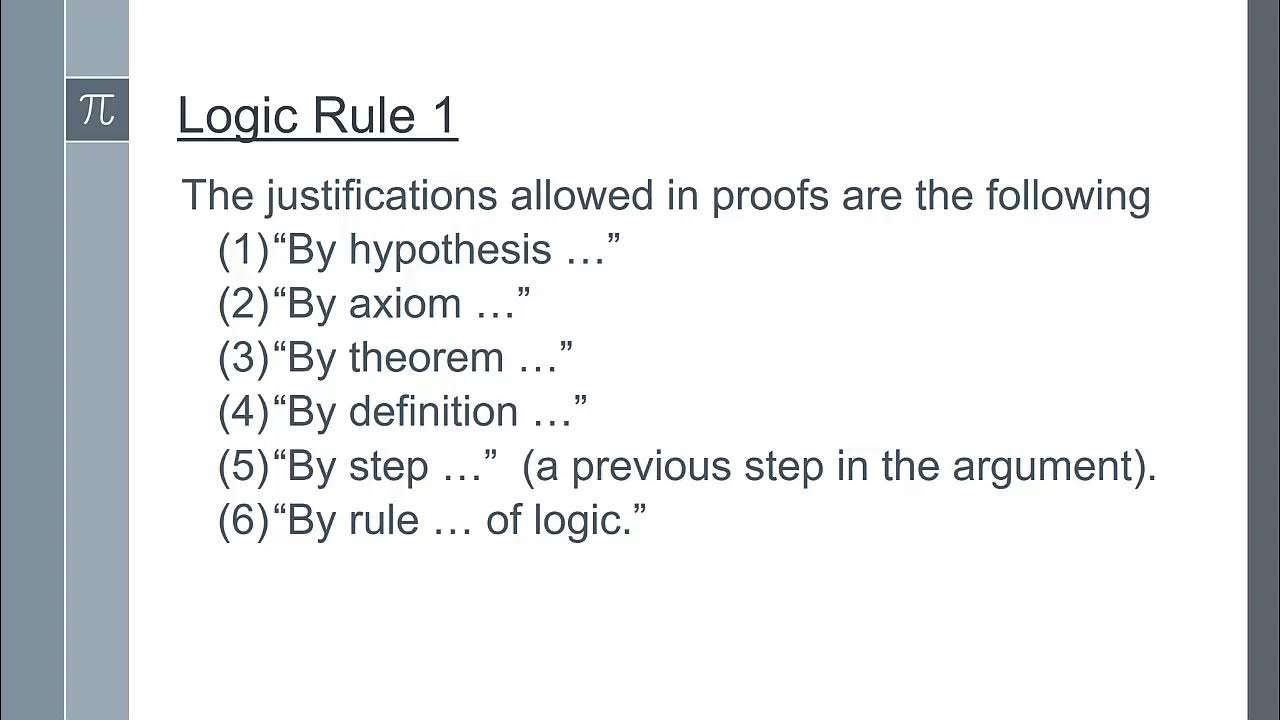 Module 2: Logic - YouTube