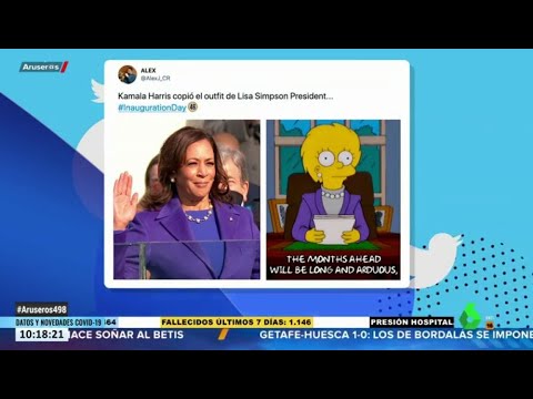 ¿Se inspiró K. Harris en Lisa Simpson para su investidura como ...