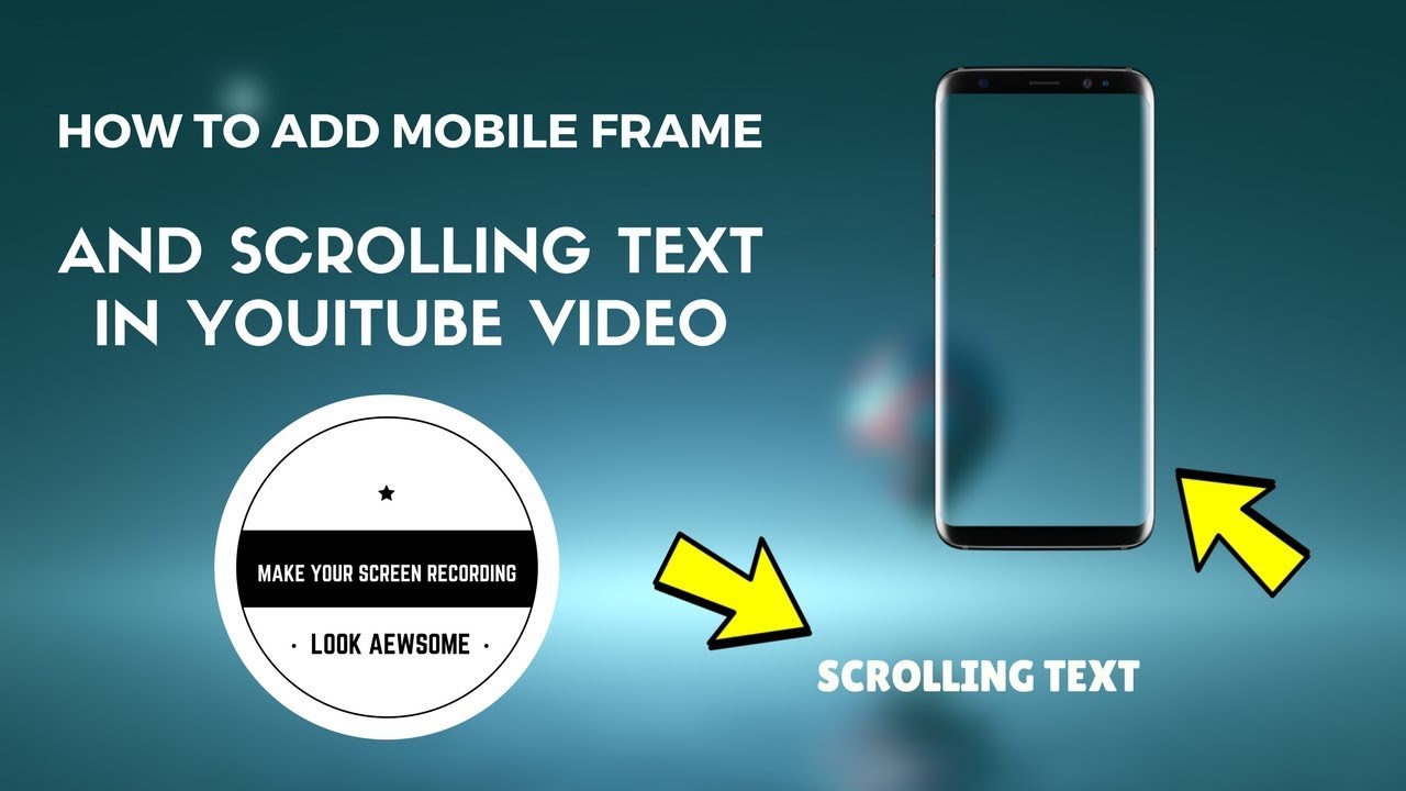 How To Add Mobile Frame In Video And Text Scroll In Video Full Intro hindi urdu YouTube How To Add Mobile Frame In Video And Text Scroll In Video Full Intro hindi urdu YouTube