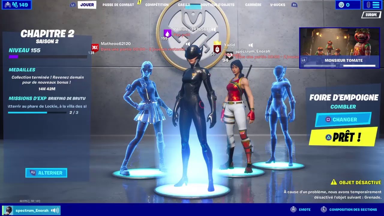 LIVE PP AVEC YAZ !+ boutique gagne ton skin - YouTube