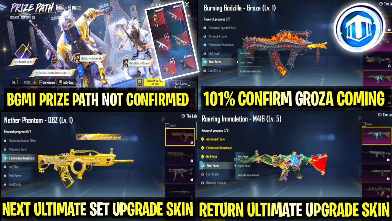 🔥NEXT RETURN ULTIMATE SET UPGRADE SKIN HERE | BGMI PRIZE PATH NOT ...