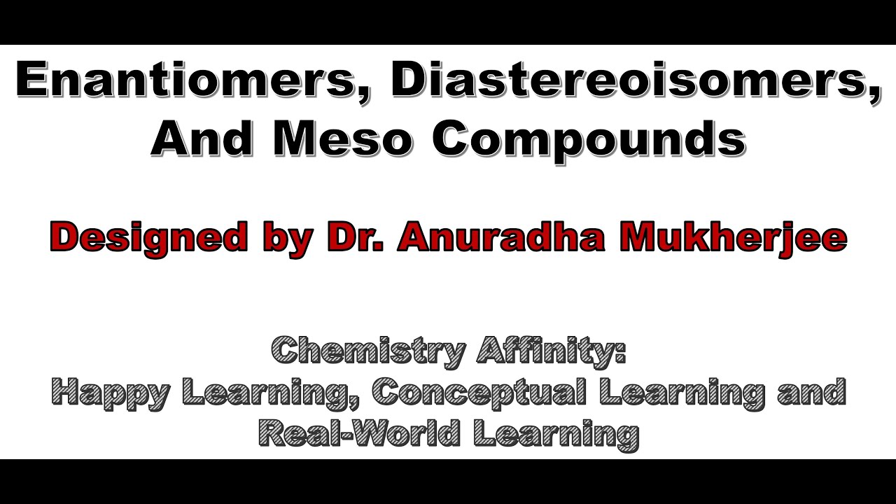 Enantiomers| Diastereomers| Meso Compounds |Chiral | #JEE, #NEET, # ...