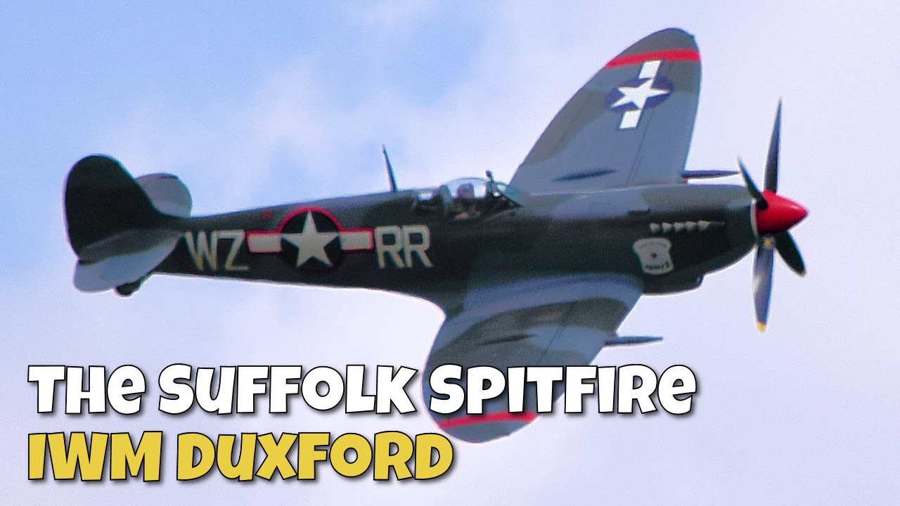 The Suffolk Spitfire • IWM Duxford Flying Day - VE Day 2024 - YouTube