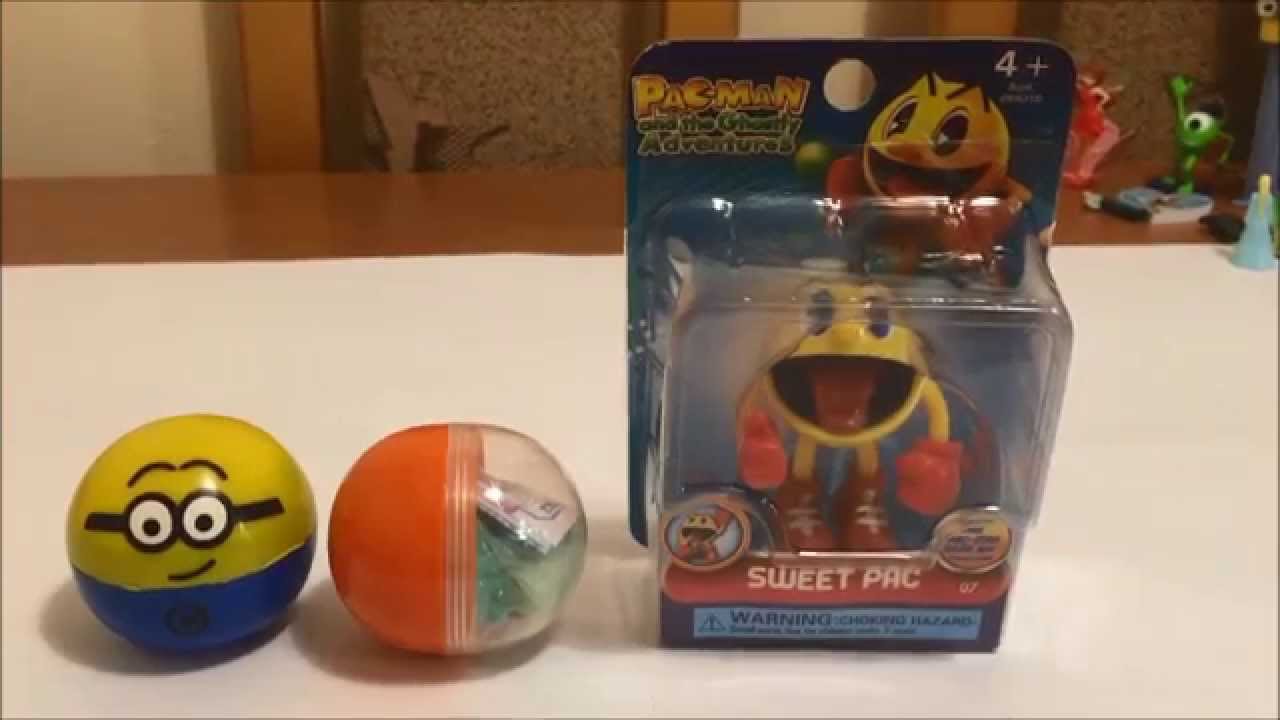 Pac-Man Figure Surprise Minions and Surprise Princess - YouTube