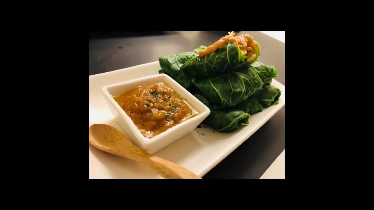 Bok choy roll - YouTube
