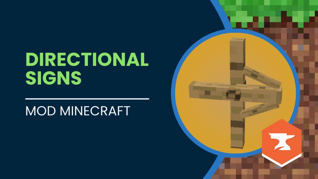 Interactive Directional Signs | MINECRAFT MOD | FORGE | Never Get Lost ...