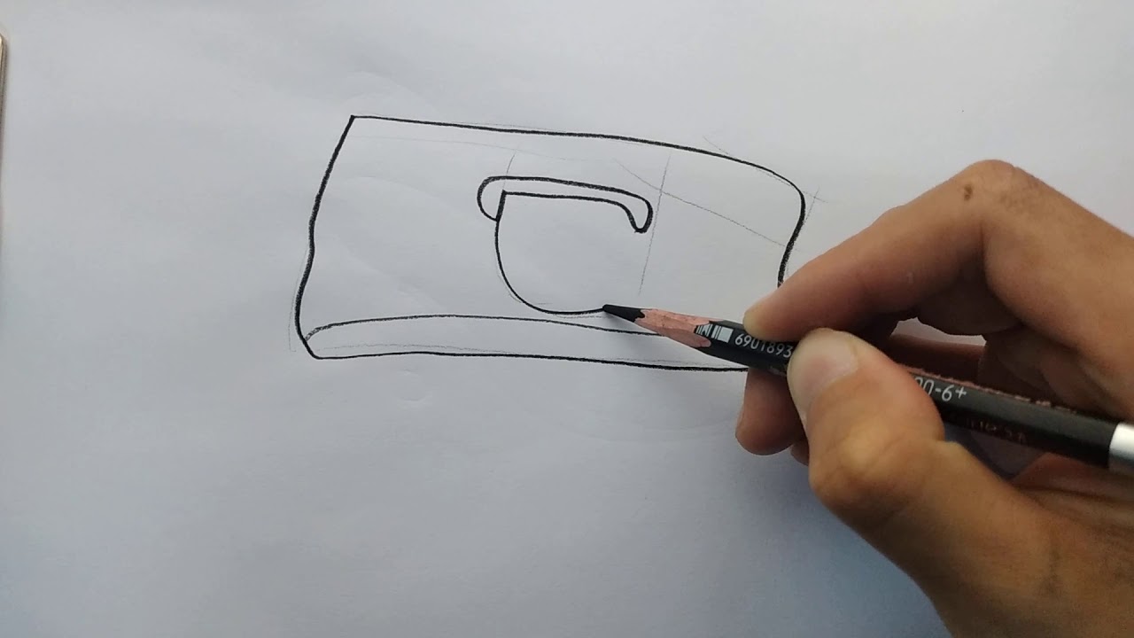 How to draw simple wallet - YouTube