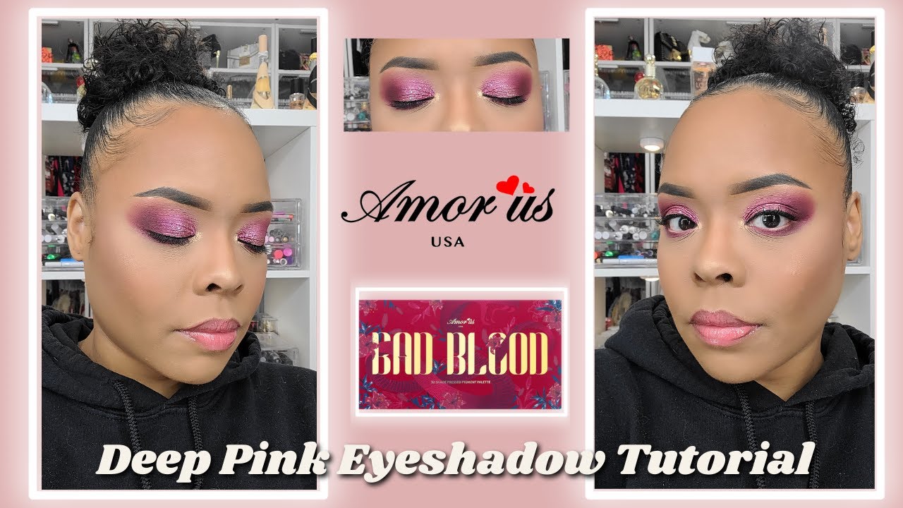 First Impressions Amor Us Cosmetics | Bad Blood Eyeshadow Tutorial ...