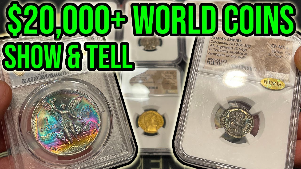 $20,000+ World & Ancient Crazy Coin Collection Unboxing & Walkthrough ...