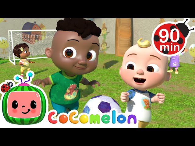 Cody and JJ's Football Fun!⚽ | 🎵Singalong with Cody!🎵Cocomelon Kids ...
