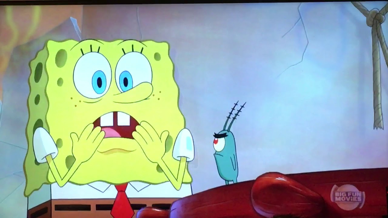 SpongeBobs mental breakdown(spongebob sponge out of water) - YouTube