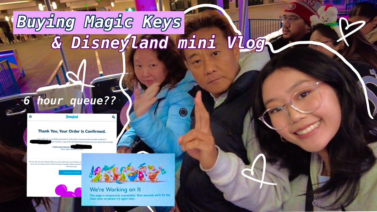 Buying Magic Keys & Short Disneyland Vlog! - YouTube