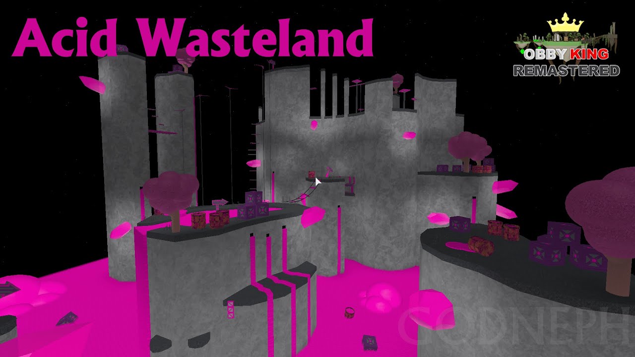 Acid Wasteland {Roblox Obby King Remastered} - YouTube