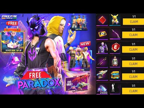 Free Fire Paradox HyperBook Event Review | Free Fire Paradox Event ...