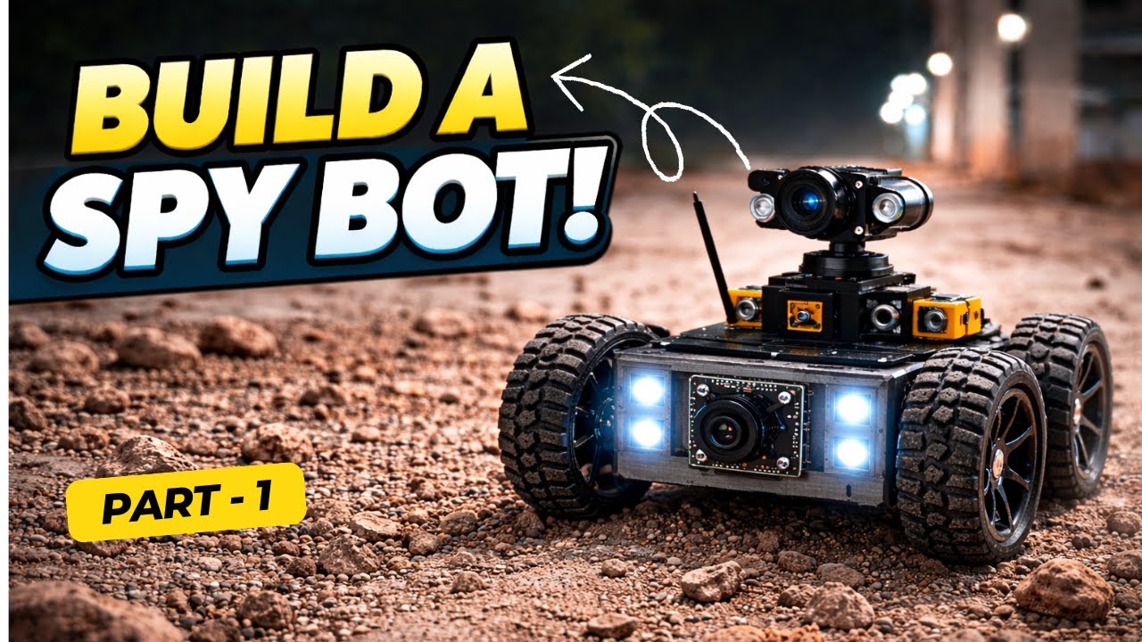 I Built this Spy Robot from Scratch | ESP32 Spy Bot with Camera ...