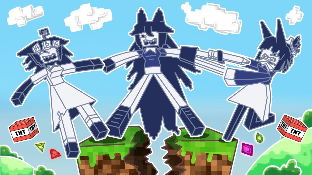 MISS CIRCLE, But MINECRAFT?! Fundamental Paper Education 2D Animation ...