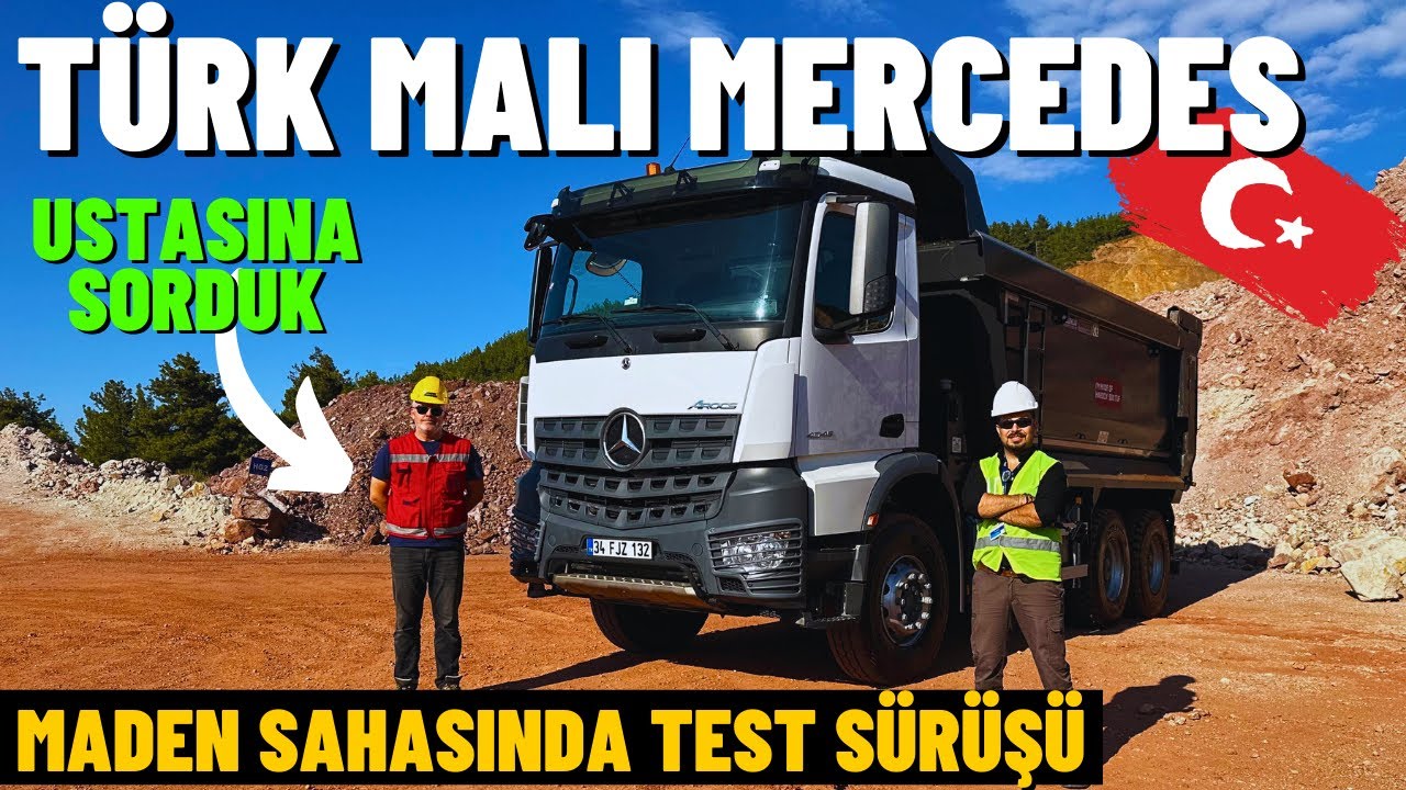 Mercedes Benz Arocs 4045 K Türkiye'de İlk İnceleme / Maden Sahası ...