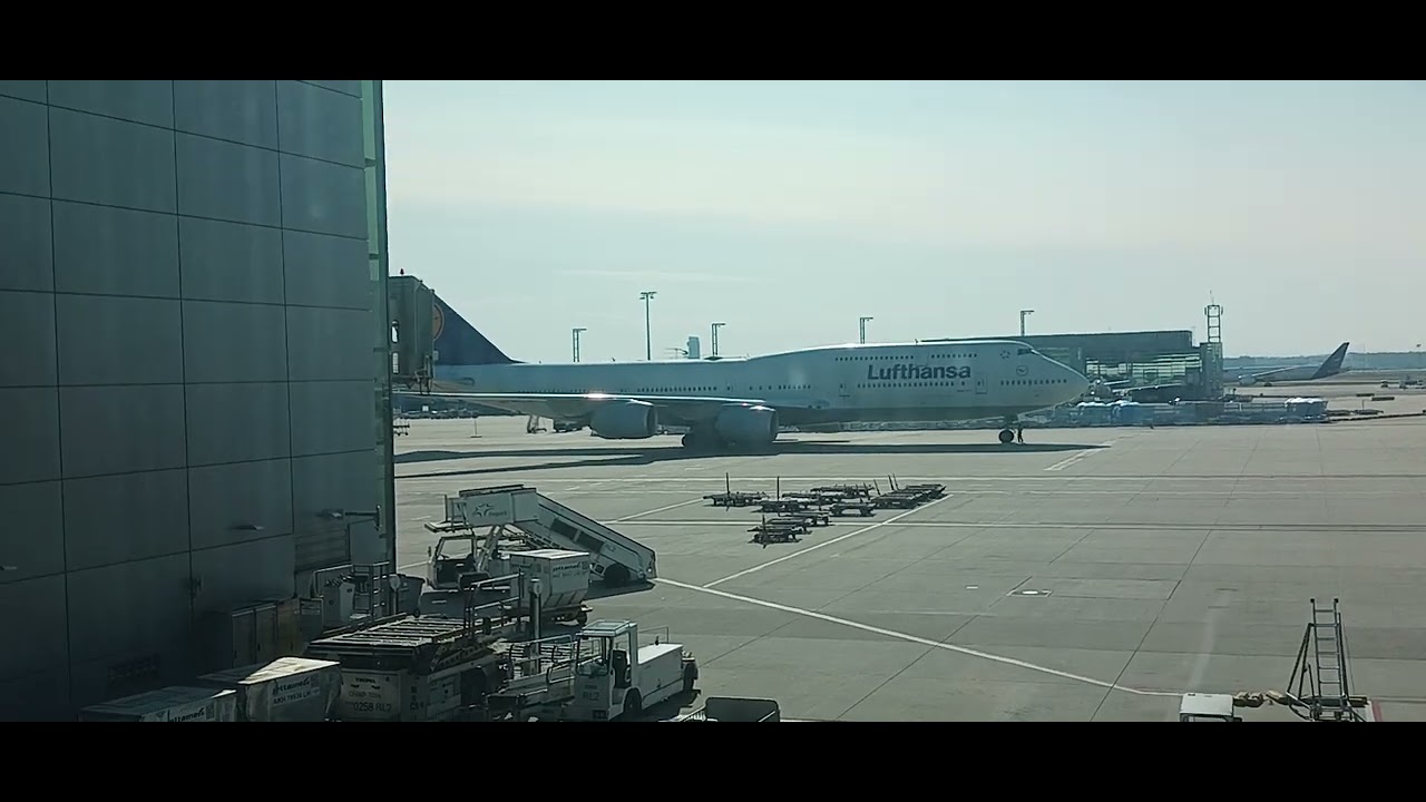 Lufthansa Boeing 747-830 (D-ABYO) Taxiing to Depart from Frankfurt Am ...