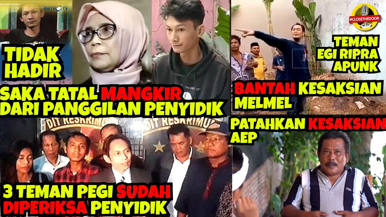 Waduh, Saka Tatal Mangkir dari Panggilan Penyidik?| Teman Egi Ripra ...