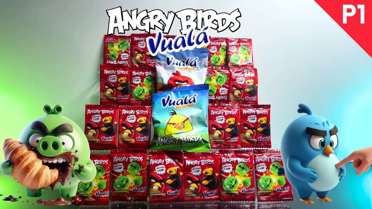 ¿Nuevas Figuras Angry Birds de Vuala BRILLANTES? 🐦😡 Colección Vuala ...