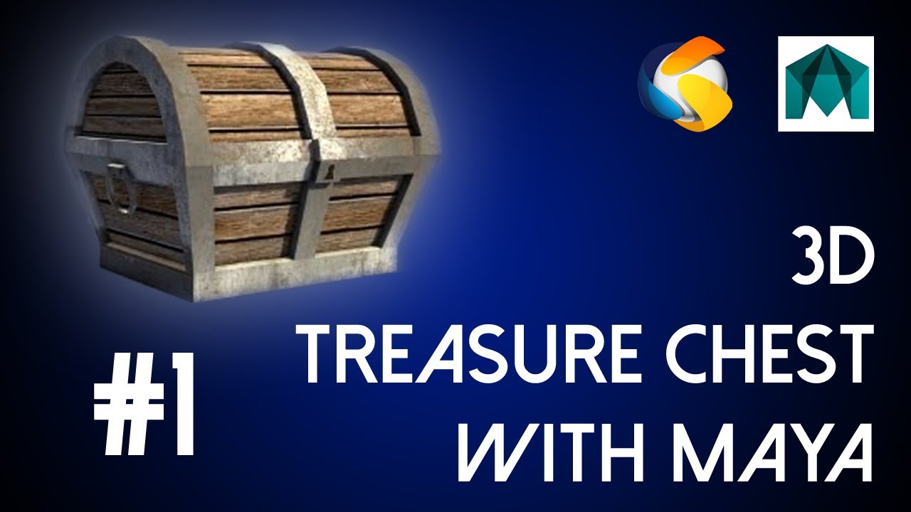 3D Treasure Chest - Maya Tutorial !! - YouTube