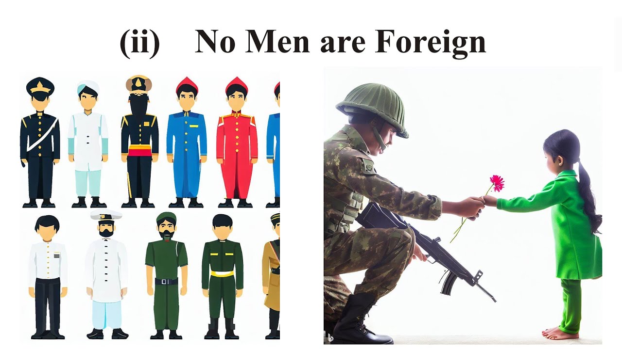 Poem: No Men are Foreign (James Kirkup) : Explanation in Hindi - YouTube