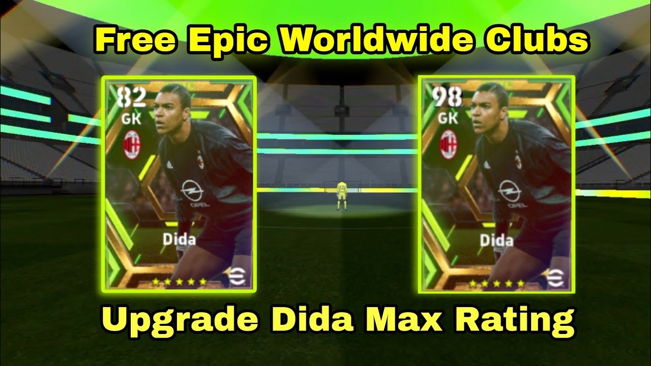 How To Train Dida 98 Rated From Free Worldwide Clubs - eFootball 2023 ...