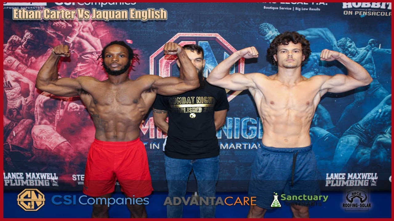 Combat Night Pro - Duval - Ethan Carter Vs Jaquan English - YouTube