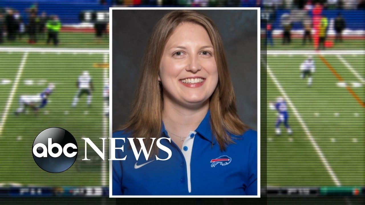 Buffalo Bills Hire NFL's First Full-Time Female Coach - YouTube