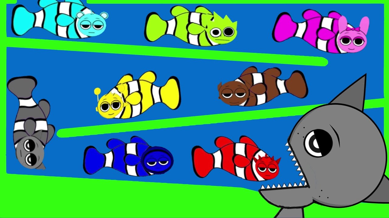 Gray Eats Fish Incredibox Sprunki - Sprunki Collection Day 1 - YouTube