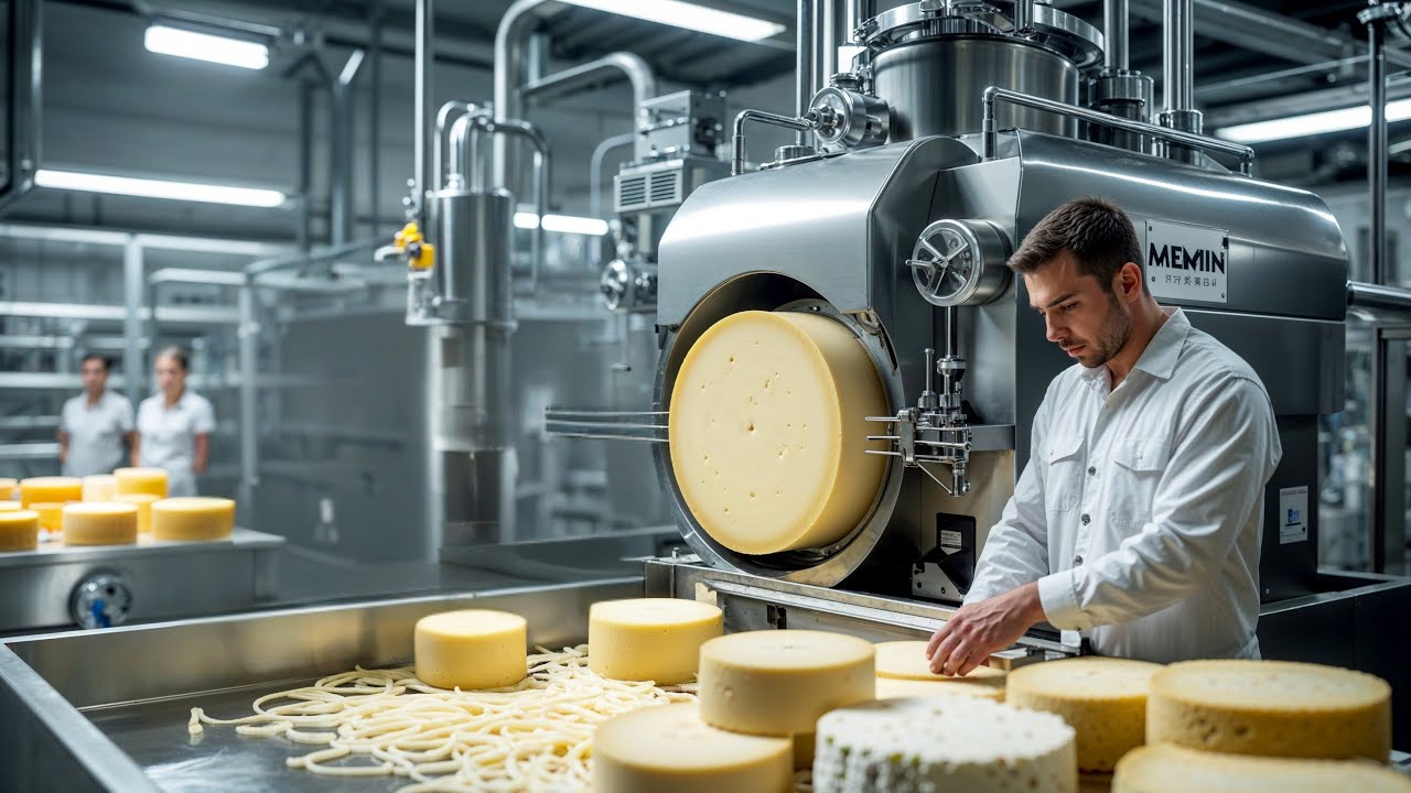 From Farm to Table: The Modern Cheese Making Process - YouTube