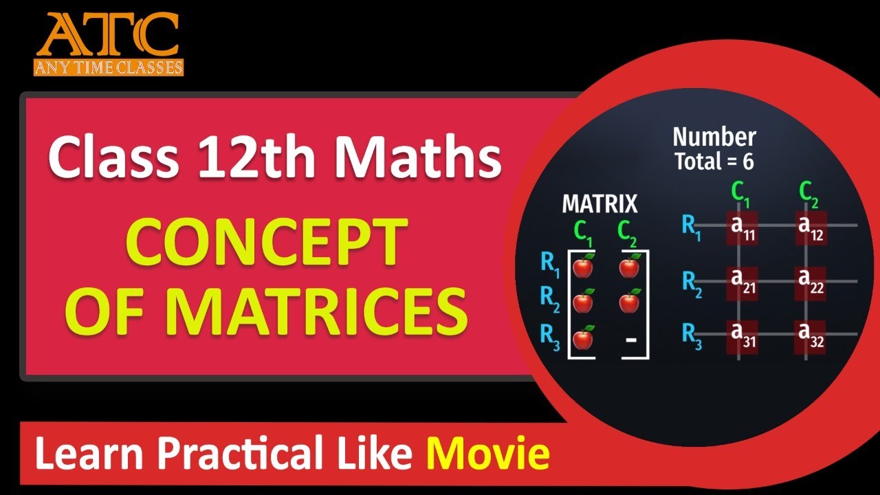 Concept of Matrices | Introduction of Matrices | Video 1 | CBSE- Class ...