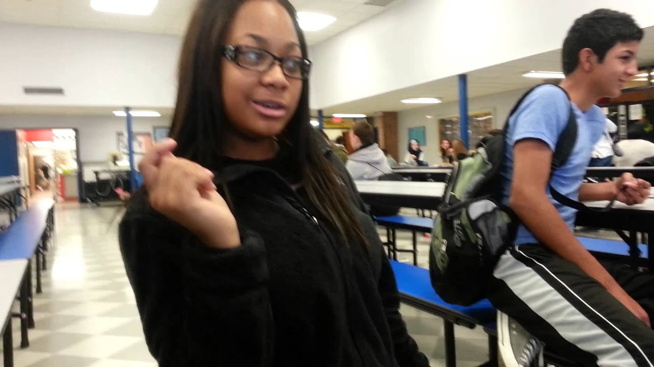 Girl rapping at school CHS - YouTube