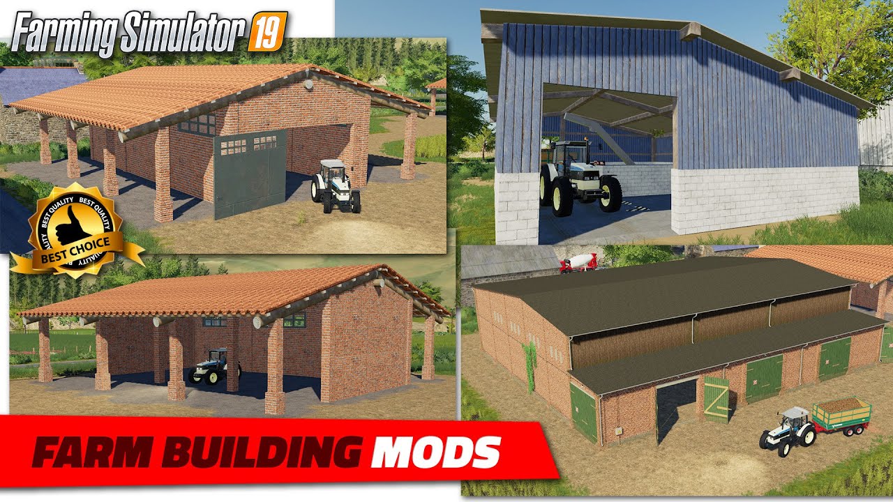 FS19 | New Farm Building Mods (2020-08-20) - review - YouTube