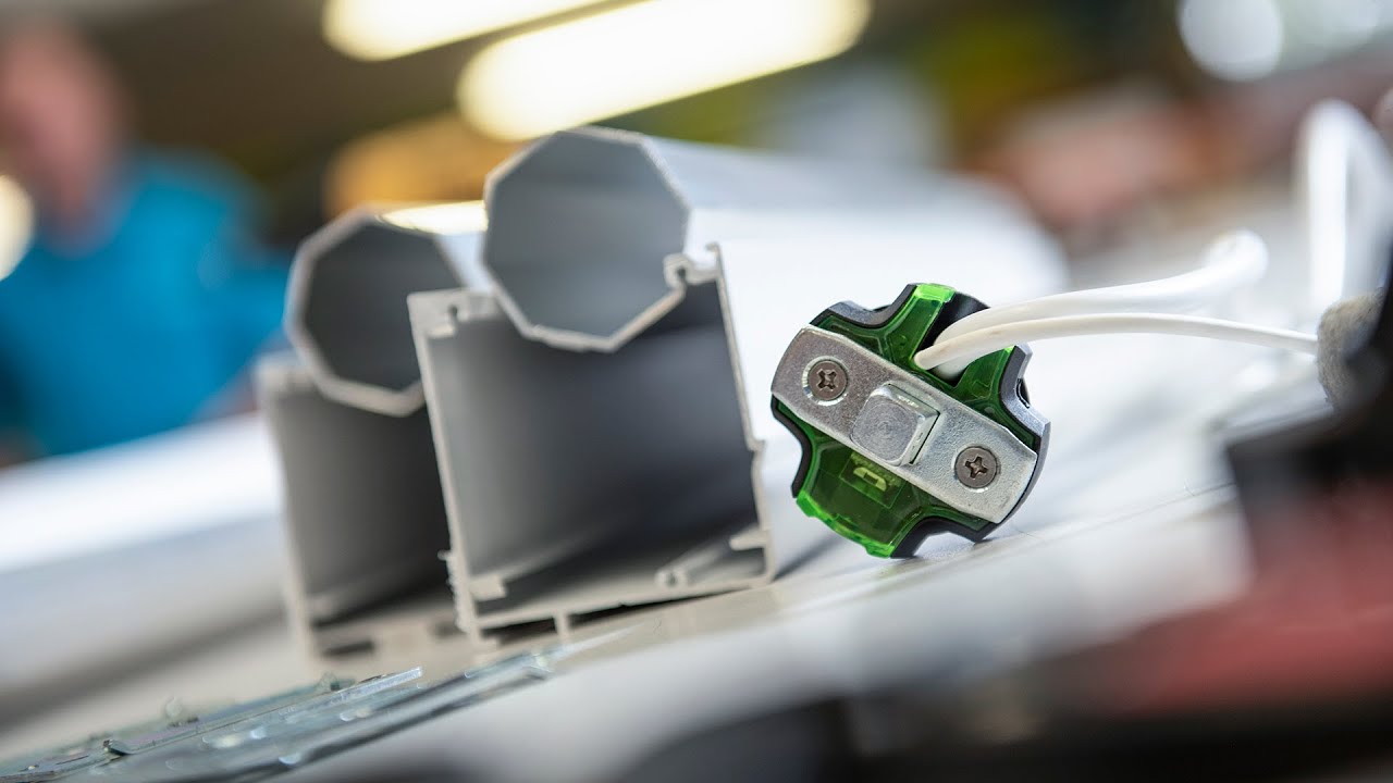 How to assemble an XL Motorised Roman Blind - YouTube