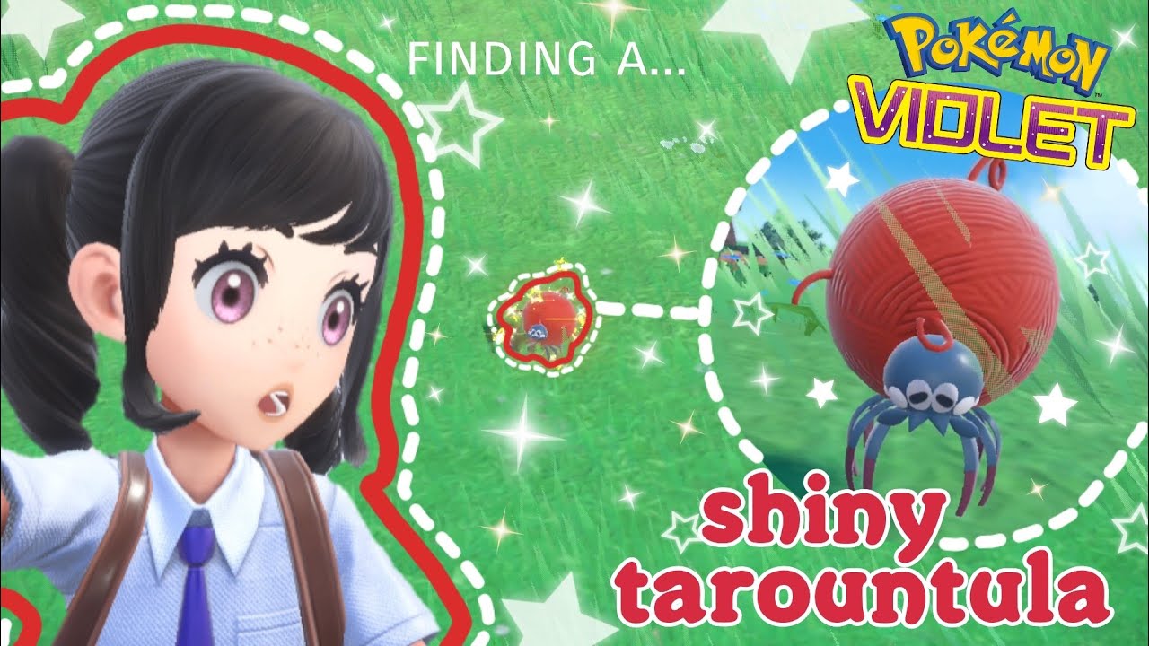 FINDING A SHINY TAROUNTULA! (Pokemon Violet) ♡ - YouTube
