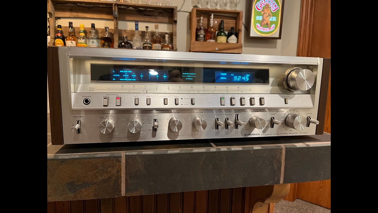 Vintage Stereo Receiver Review - 1980 Pioneer SX SX 3900 - YouTube