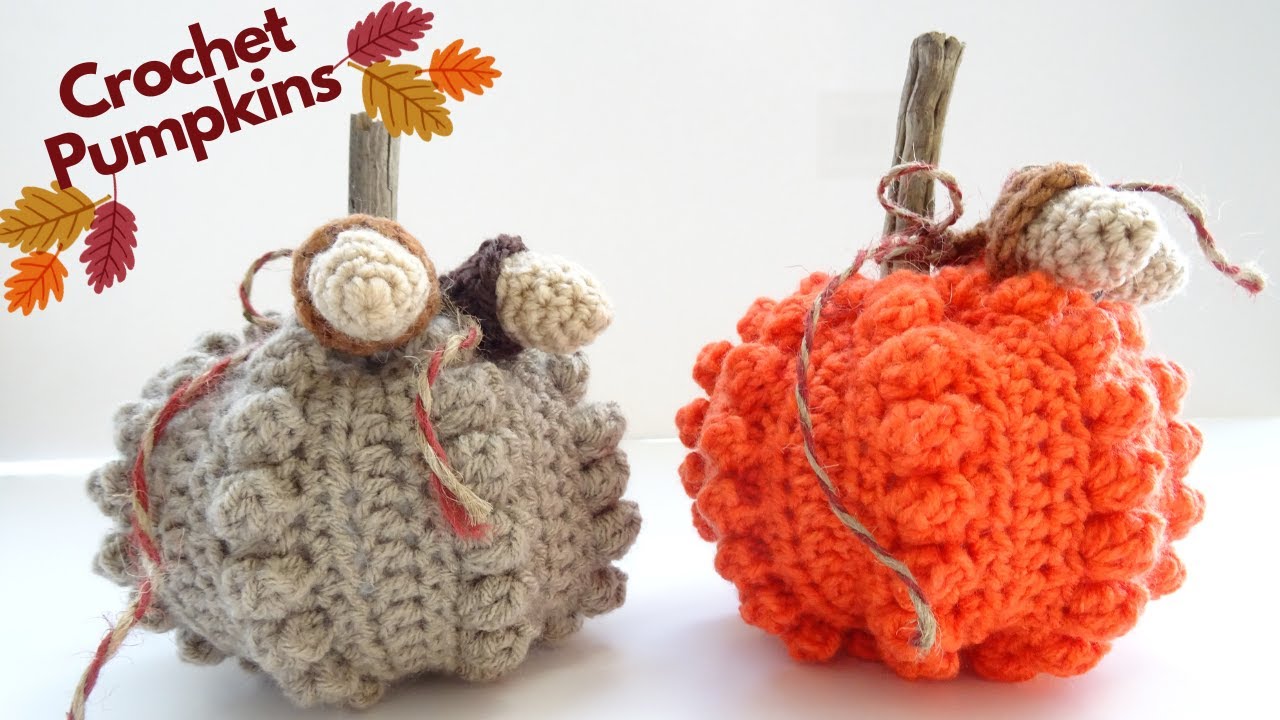 Create Your Own Easy Crochet Pumpkin in Any Size - YouTube
