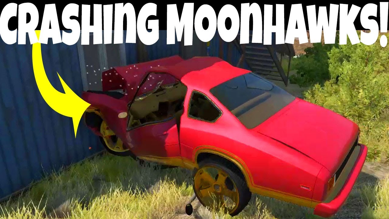 BeamNG Drive - Moonhawk Edition: Crashing EVERY Vehicle! - YouTube