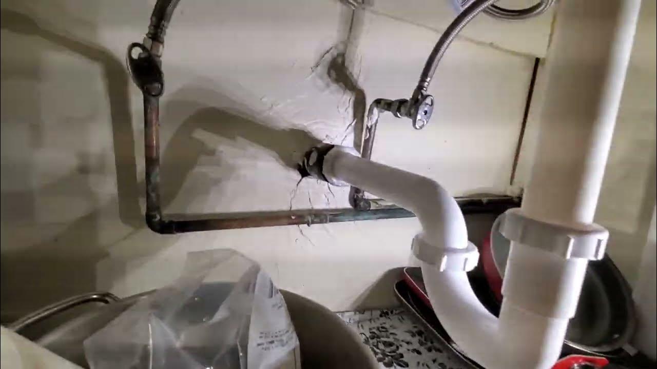 Installing a tubular p-trap - YouTube