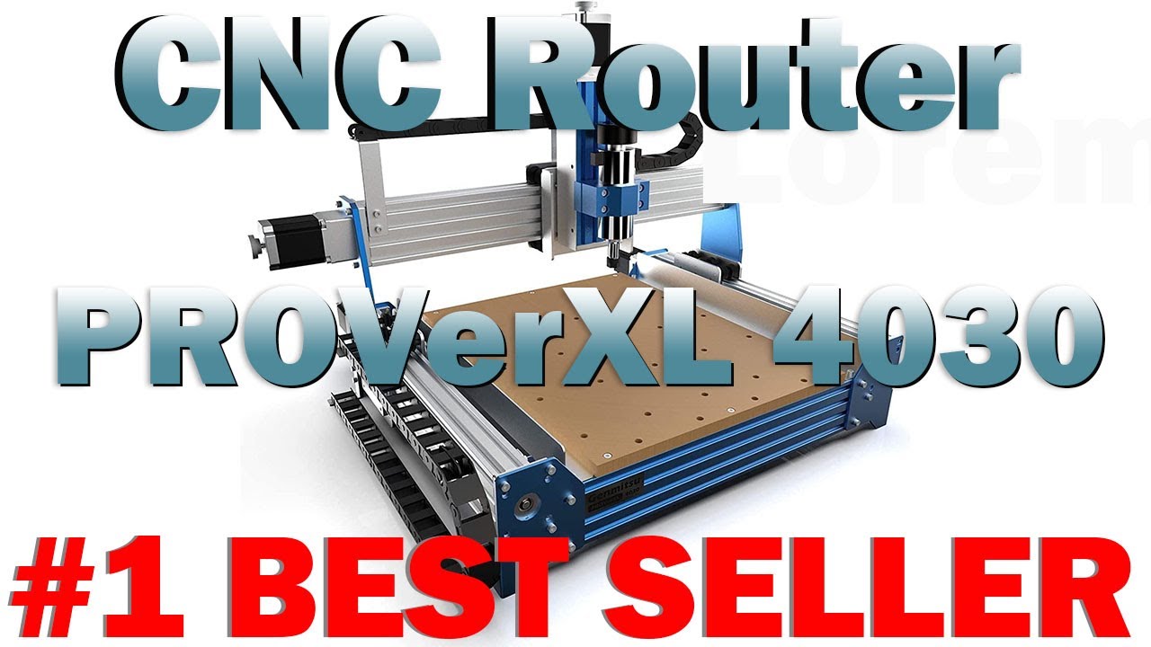 Genmitsu CNC Router Machine PROVerXL 4030 (B08L6314MW) - YouTube