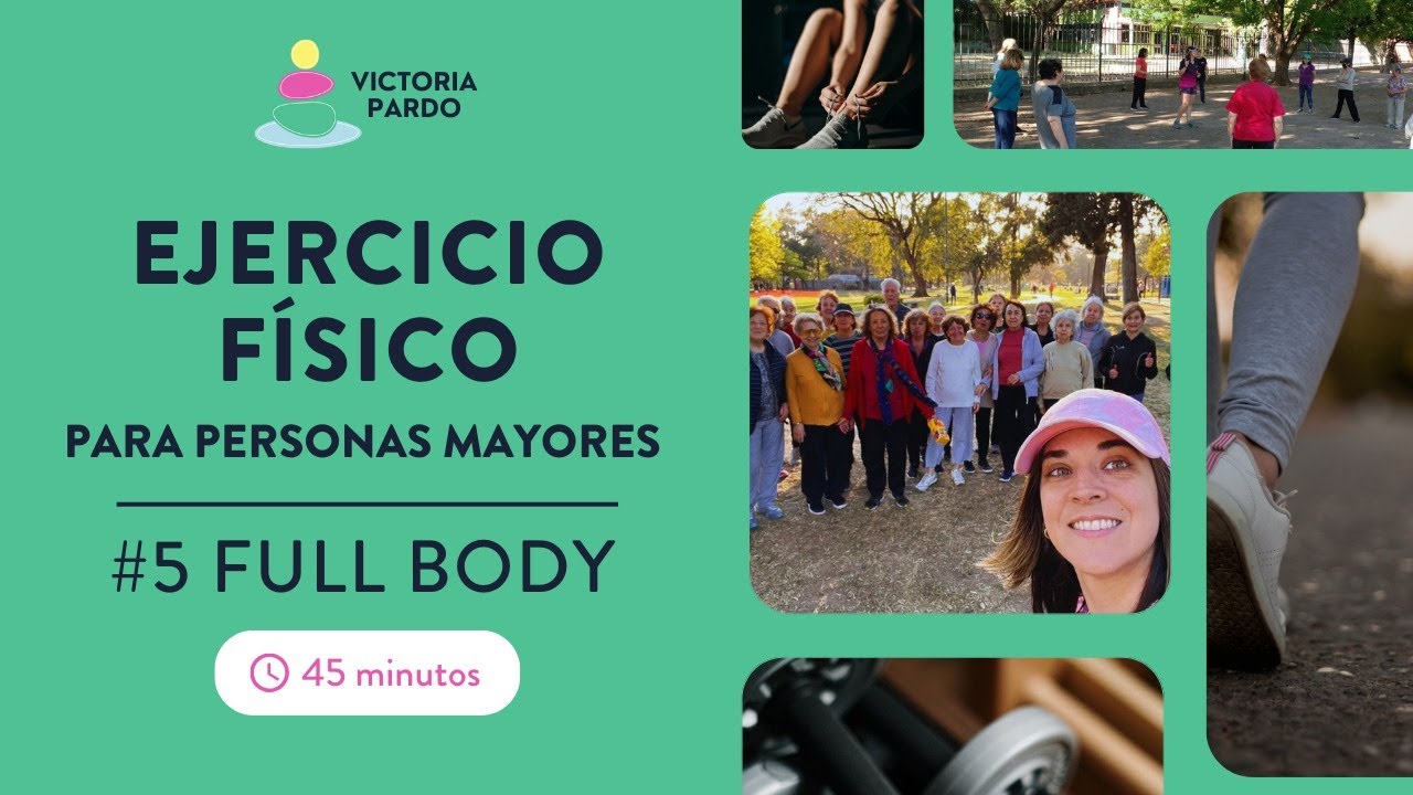 CLASE #5 - FULL BODY - AERÓBICO - Lic. Victoria Pardo - YouTube