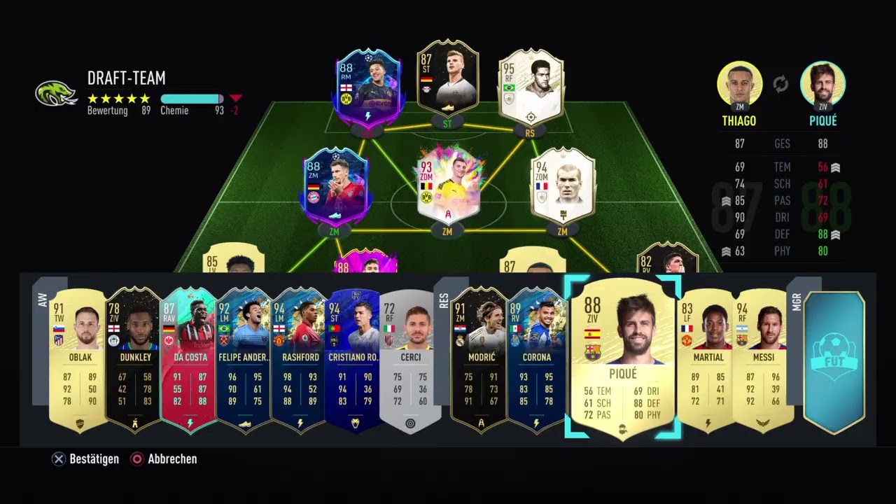 Fifa 20 draft Finale - YouTube