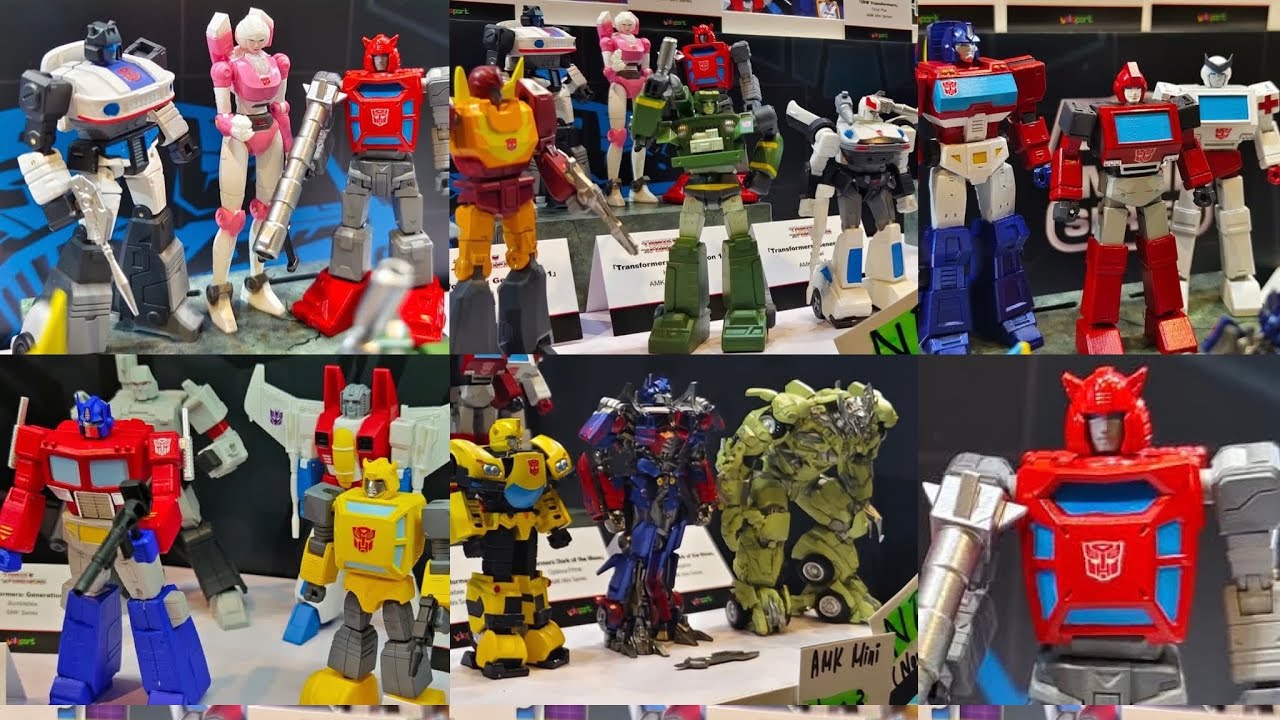 New Transformers waves revealed model kit action figures on display by ...