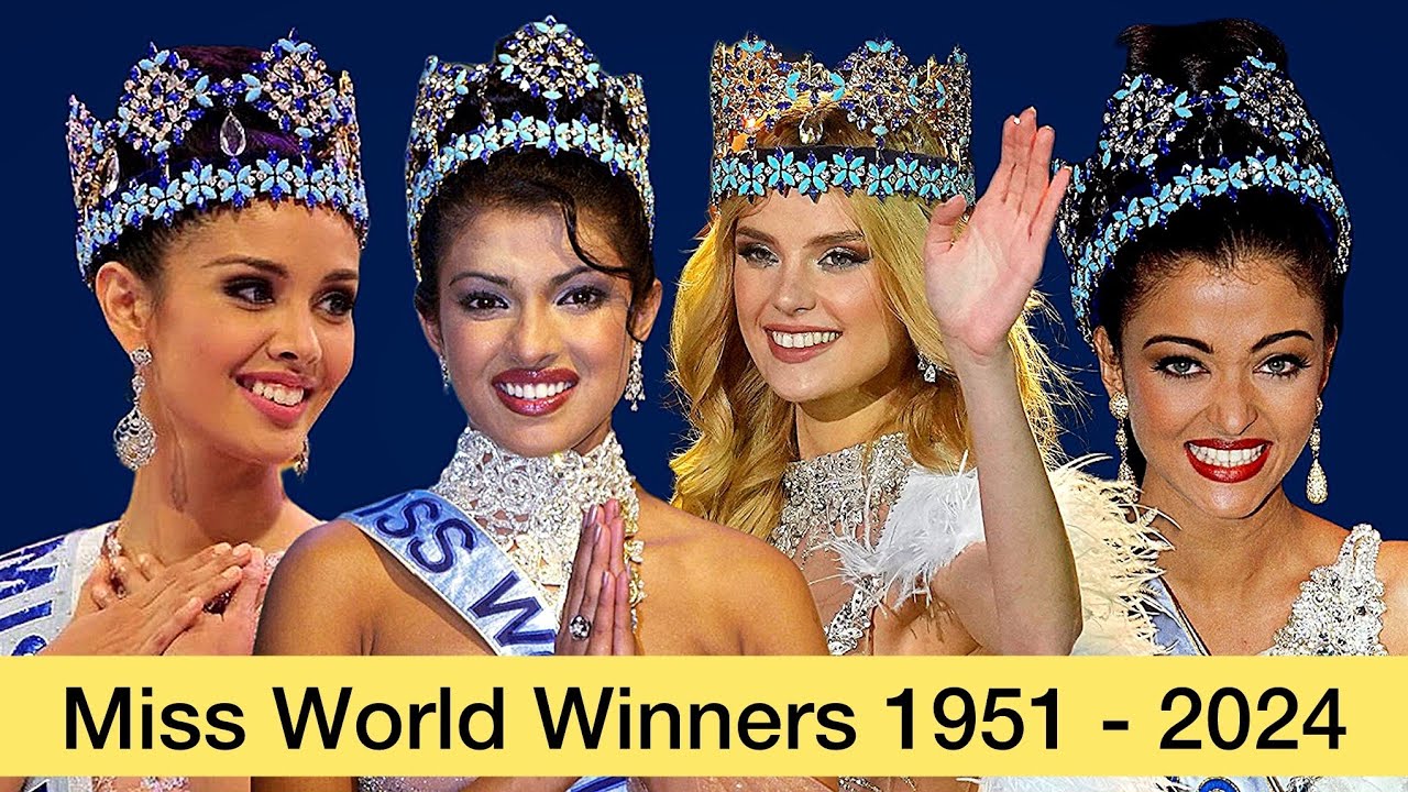 Miss World Winners 1951 - 2024 #missworld #beautypageant # ...