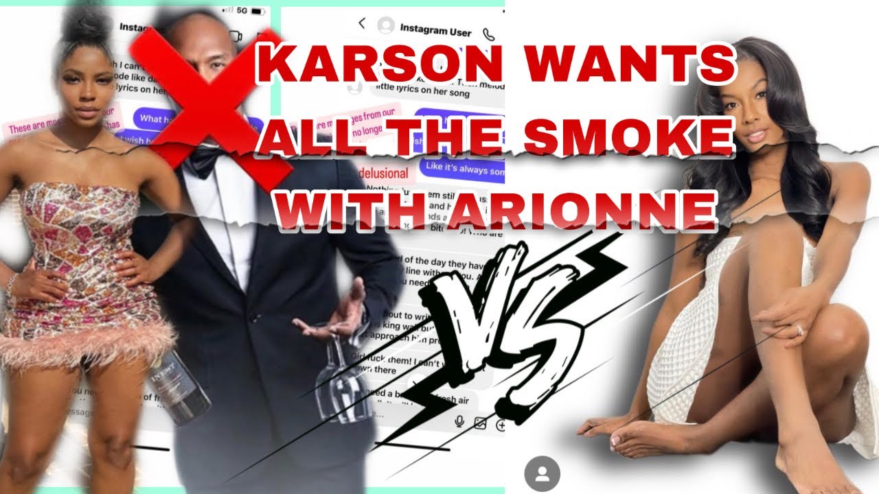KARSON AND ARIONNE BATTLE IT OUT ON SOCIAL MEDIA - YouTube