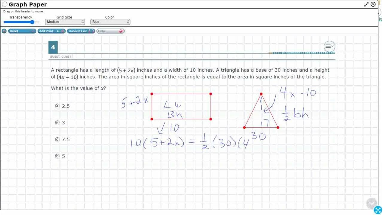Algebra 1 STAAR Practice Linear Equations and the Distributive Property ...