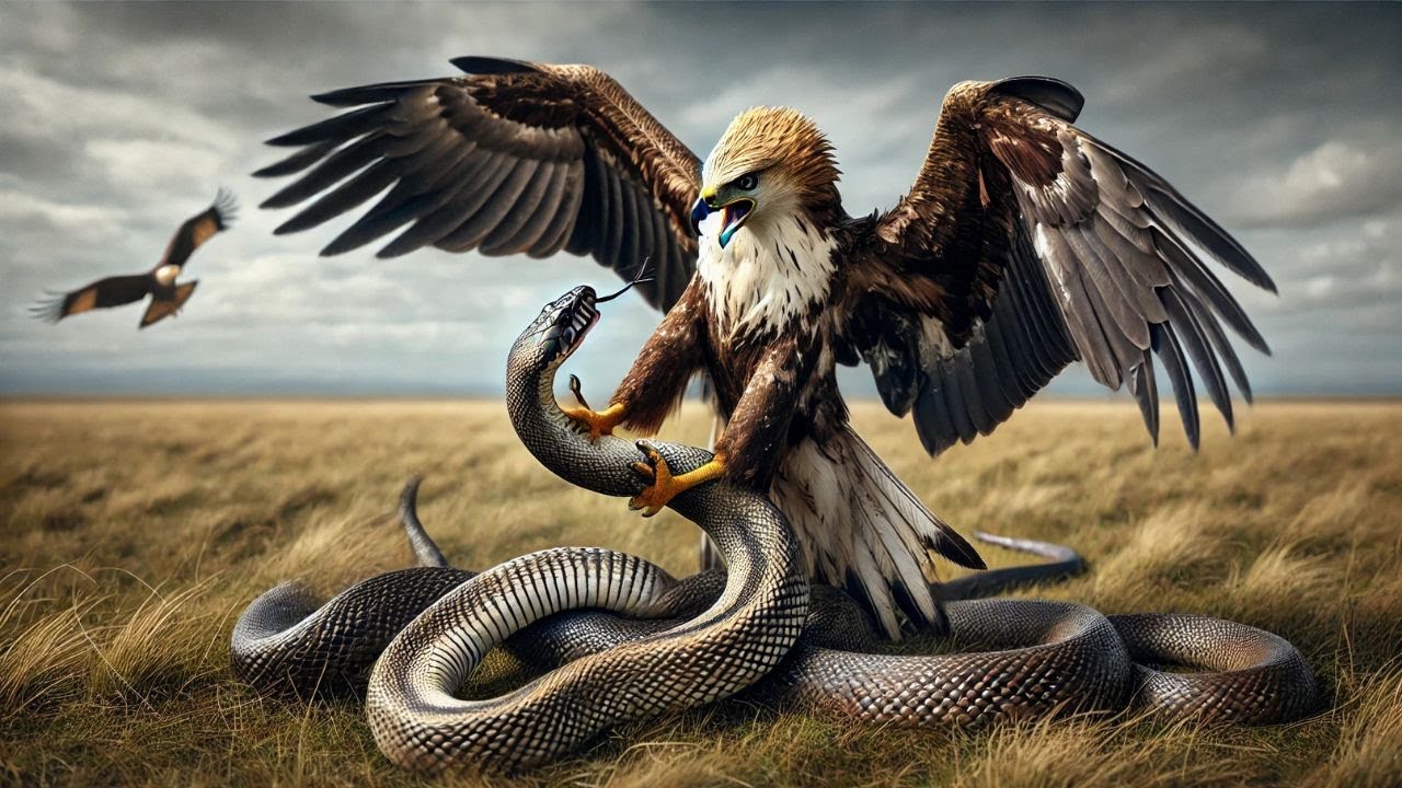 Arch Rivals: Bird and Snake in a Battle for Survival (Rare Moment ...