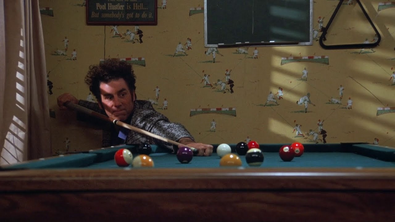 Seinfeld - Kramer and Frank Play Pool - YouTube