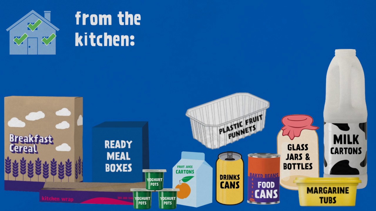 Recycling from the kitchen - YouTube